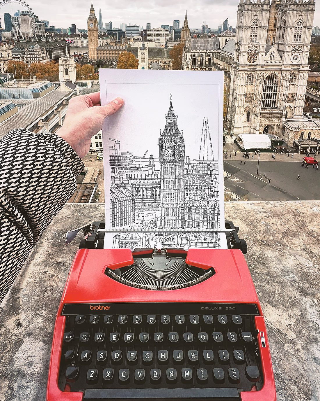 Big Ben and London Eye – James Cook Artwork Shop