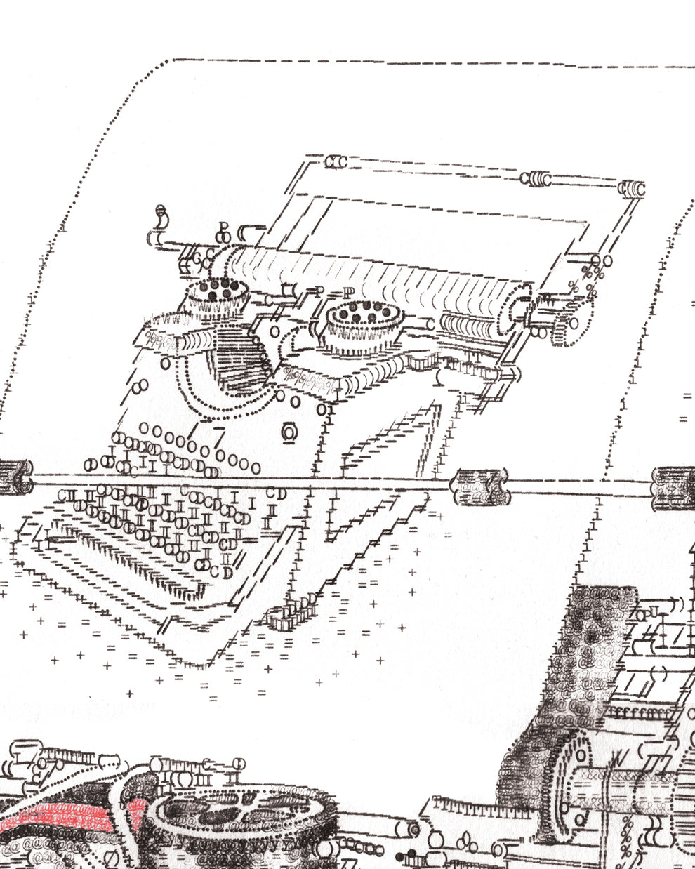 Typewriter Typing A Typewriter – James Cook Artwork Shop
